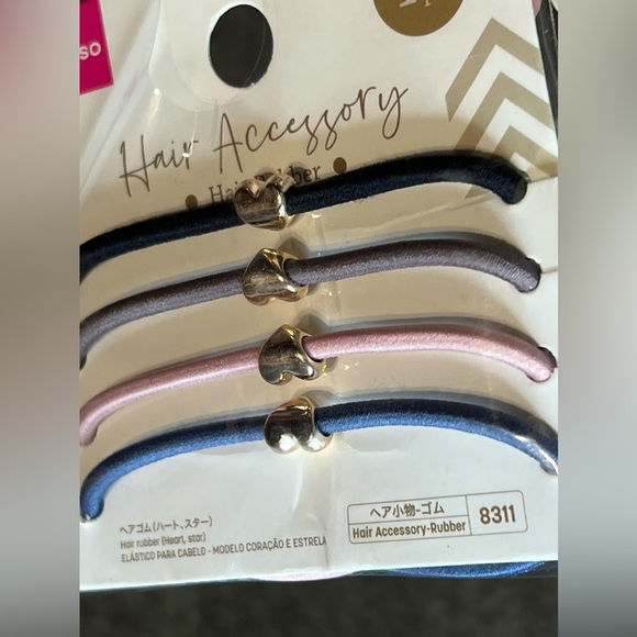 Daiso | Accessories | Daiso Pack Of 4 Hair Ties Hair Elastics Ponytail ...